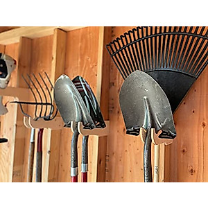 HANGTHIS Up Shed Organiztion Kit | Storage Shed, Garden Shed, Yard and Garden Tools - 10 Total Piecs for The Ultimate in shed, Garden shed, barn Organization w/All Installation Tools.