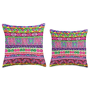 Hmong Creations Hmong Throw Pillow, 18x18, Multicolor