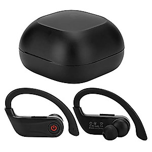 Sports Headphones, Power HBQ PRO Portable Bluetooth 5.0 Earphone Digital Display Wireless in Ear Sports Headset Sport for Sports and Fitness Enthusiasts（Black）