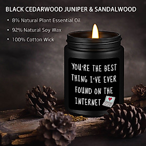Gifts for Him,Anniversary Romantic Gifts for Him Boyfriend Husband,Funny Birthday Thanksgiving Christmas Valentines Day Gifts for Him Boyfriend Best Friends Men Dad Male,Candles Gifts for Men Him