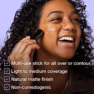 Maybelline Fit Me Shine-Free + Balance Foundation Stick, Multi-Use Face Makeup and Contour Stick For Natural, Matte Coverage, Natural Beige, 1 Count