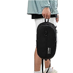 Soulelite Original Design 10L Hiking Backpack, Cycling Shoulder Bag, Lightweight Outdoor Travel Backpack - Suitable for Travel, Camping, Cycling（BLACK）