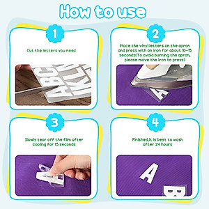 Sintege 12 Colors Artists Fabric Aprons with Iron on Vinyl Letters Disposable Paint Aprons Bulk Artist Fabric Apron Art Smock for Kitchen Classroom Party Crafts Activity(12 Pcs)