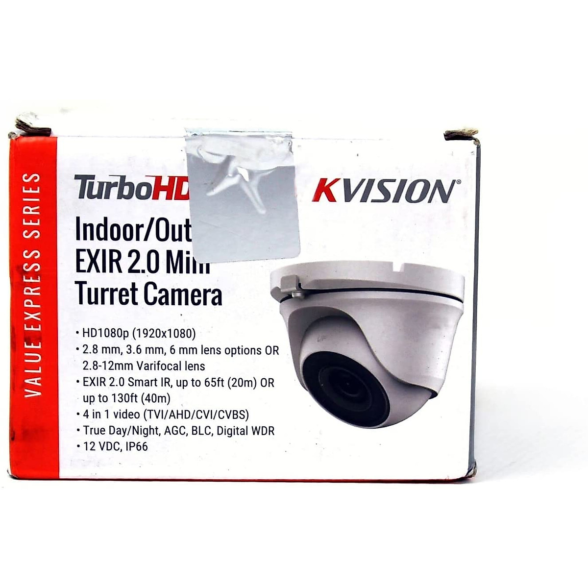 Real HD ECT-T12F2 1080P 2MP 2.8mm Wide Angle TVI IR Turret Dome Camera Outdoor Compatible with Hik Vision DVR