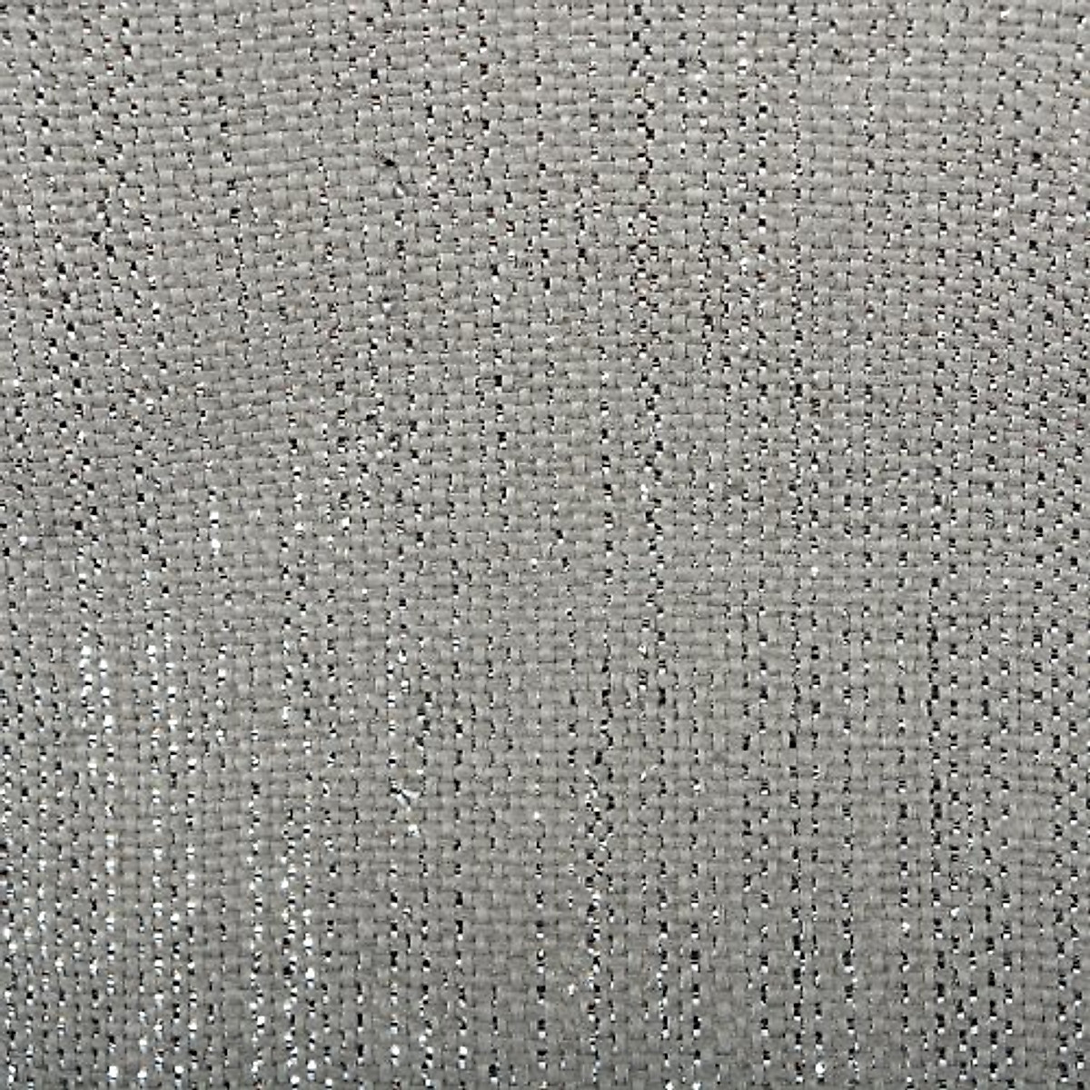 DII Woven Paper Storage Bin, Metallic Lurex, Gray, Medium Rectangle