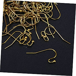 TEHAUX 200pc Earring Wire Hooks for Jewelry Making DIY Earrings Kit Beaded Studs Ear Hooks for Earrings Ear Plug Jewelry Accessories