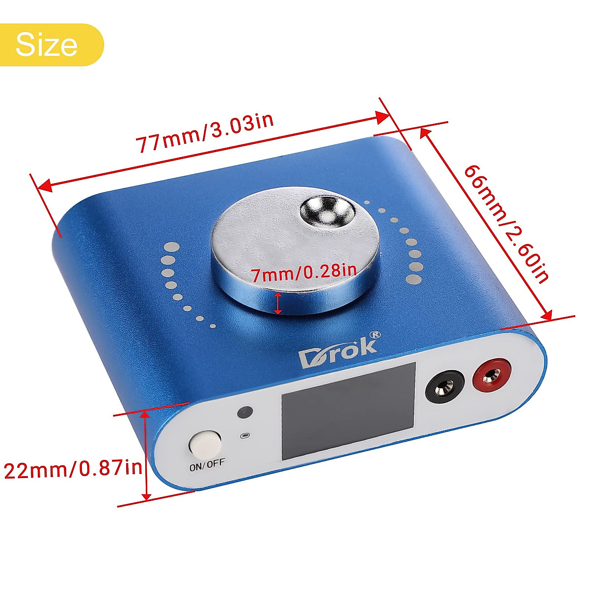 Buck Boost Converter 12V, DROK 6V-30V to 0-36V 5.1A 180W Adjustable Power Converter, 6V 12V 24V 36V Power Supply with Remote Control, LCD Digital Display Temperature Voltage Regulator