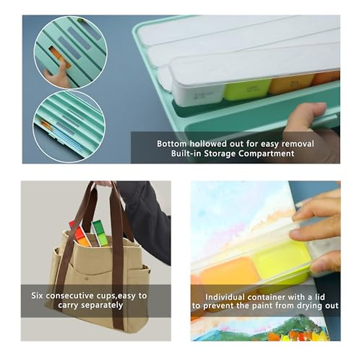 Artecho Gouache Paint Set, 24 Colors (30ml/1oz) with 10 Brushes & a Palette,Non-Toxic, Guache Paint for Canvas Painting - Professional Art Supplies for Artists, Students, Beginners, and Adults