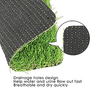 PetierWeit Chicken Nesting Pads 6Pack Nesting Box Pads 12”x12” Artificial Grass Washable Chicken Coop Bedding Laying Rug Fake Turf Mats Grass Carpet Garden Lawn for Chicken Hen Small Pets