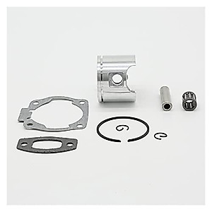 ZUMLED 45MM & 46MM Piston Assy Gasket Compatible with Husqvarna 50 51 55, 55 Rancher Garden Chainsaw Spare Parts 503 60 81-71/503608171 (Size : HUS51 45MM)