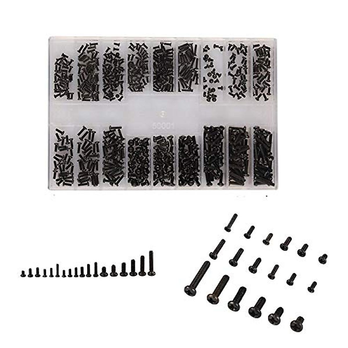 480Pcs 18-Types Mini Screw DIY Fastener Tool Kit for Laptop for Computer Assemble Repair Screw SCRW-106750