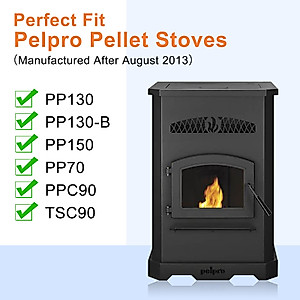 Criditpid KS-5020-1052 Convection Blower Fan Replacement for PelPro PP130, PP130-B, PP150, PP300, PP70, PPC90 Cast Iron Pellet Stove.