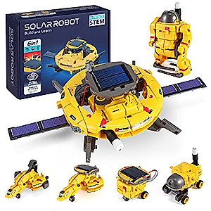 STEM Projects for Kids, Science Kits for Boys, Solar Space Toys Gifts for 8-14 Year Old Teen Boys Girls, 120Pcs Building Experiments Robots for Teenage Ages 9 10 11 12.