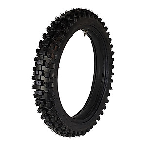RedCap Rear 110/90-18 Tire with Inner Tube Complete Set for Off-Road Motocross 125cc-250cc Honda Apollo Surron CRF250 TTR230 CRF230F XR650R KLX65 Pit Dirt Bike