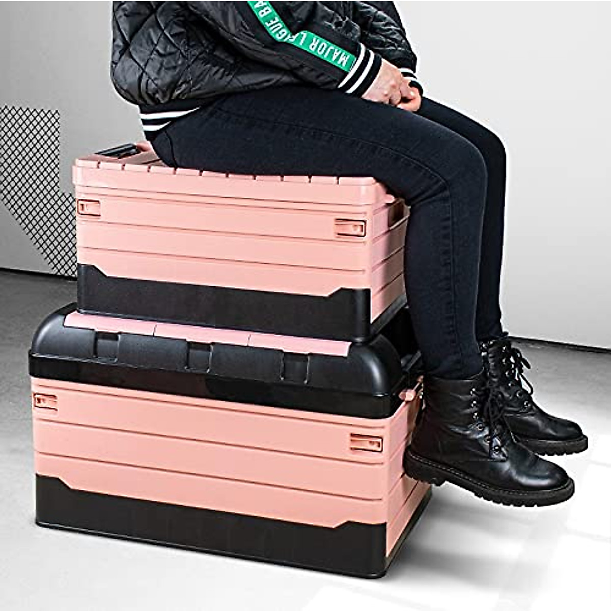 WDBBY Car Trunk Storage Box Tail Box Storage Finishing Box Storage Box Organizer Auto Stowing Tidying Interior