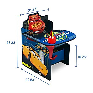 Delta Children Chair Desk With Storage Bin, Disney/Pixar Cars