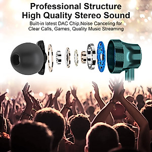 TITACUTE USB C Headphone for Samsung S22 S21 S20 FE