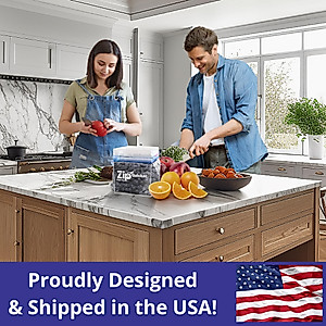 Zip Quicker Ziplock Bag Holder/Food Storage Bag Stand/Baggy Rack Holder/Hands-Free to Pour Leftovers/Filling Zip Lock Freezer Bag Stand/Bag Prep/Comes with both Gallon & Quart Sizes