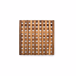 Ironwood Gourmet Venetian Trivet, 10 x 10 x 1 inches, Brown