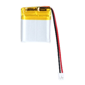 AKZYTUE 3.7V 400mAh 802525 Lipo battery Rechargeable Lithium Polymer ion Battery Pack with PH2.0mm JST Connector
