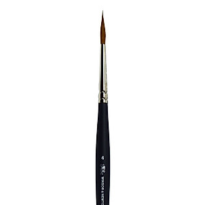 Winsor & Newton Professional Watercolour Sable Brush, Pointed Round #4