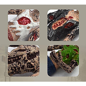 PowerTRC Toy Zombie Action Figures with Movable and Detachable Joints | Mini Zombie Figurines | Great for Presents, Decoration, and Party Favors | Pack of 6, 4 Inches Tall Zombies