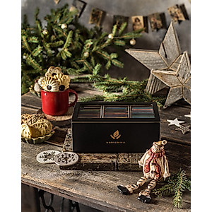 Stash Herbal Tea Sampler Gift Set Box - Naturally Caffeine Free Variety Pack - Holiday Gourmet Sets for Women Men - 60 Count, 20 Different Flavors