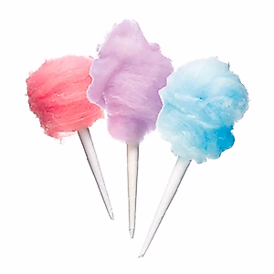 Eco Craft Stix Cotton Candy Cones. Paper Cones. Premium White Paper Cotton Candy Cones. Pack of 100 Count.