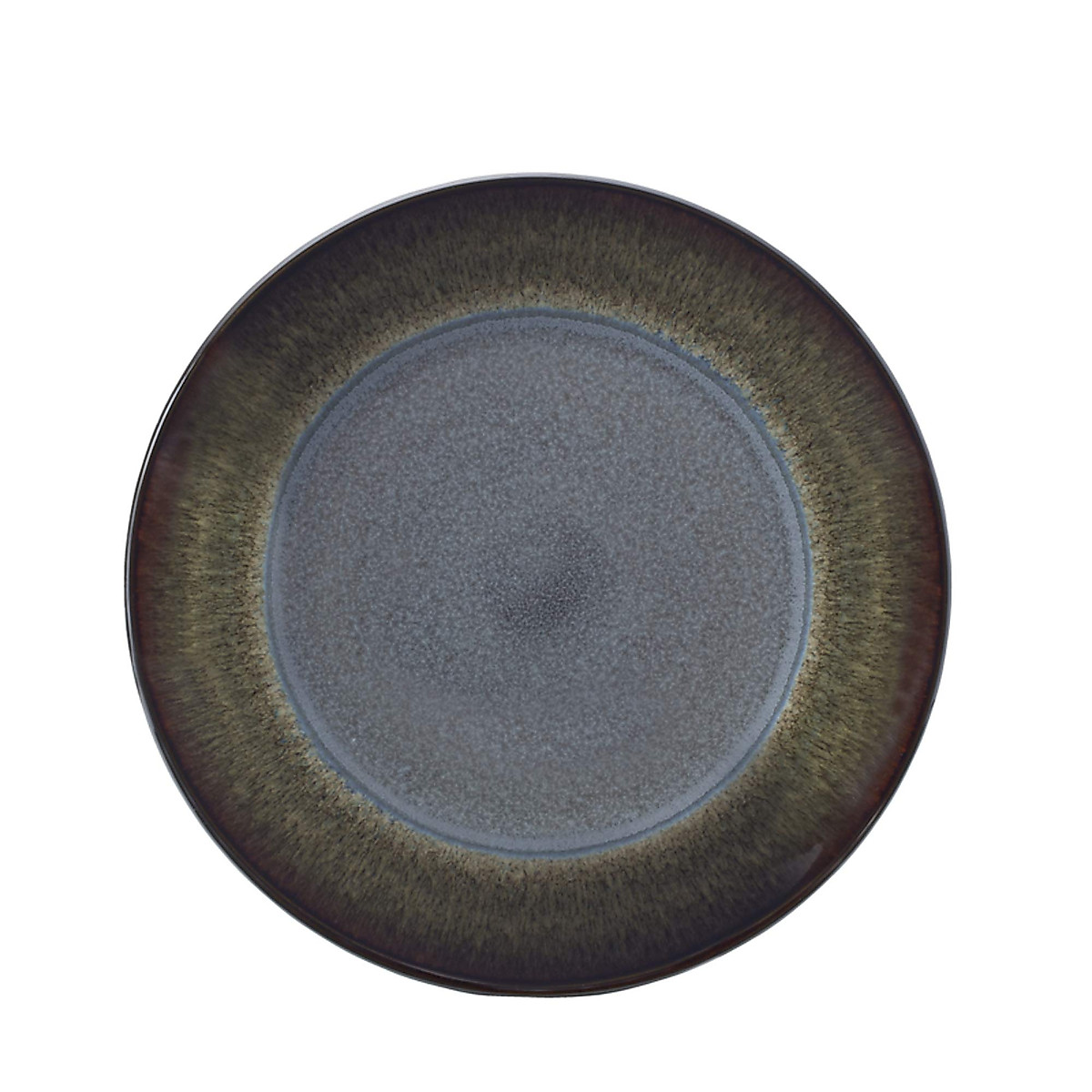 Pfaltzgraff 5237442 Monroe 16-Piece Porcelain Dinnerware Set, Dark Gray (Pack of 16)