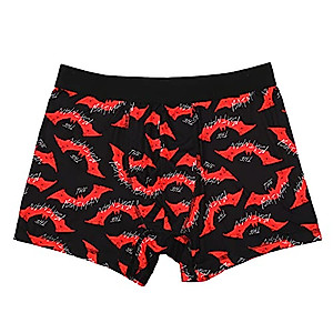 Bioworld The Batman Movie Batman And Riddler Logos Mens Boxer Briefs Underwear 3pk Set- XL Black