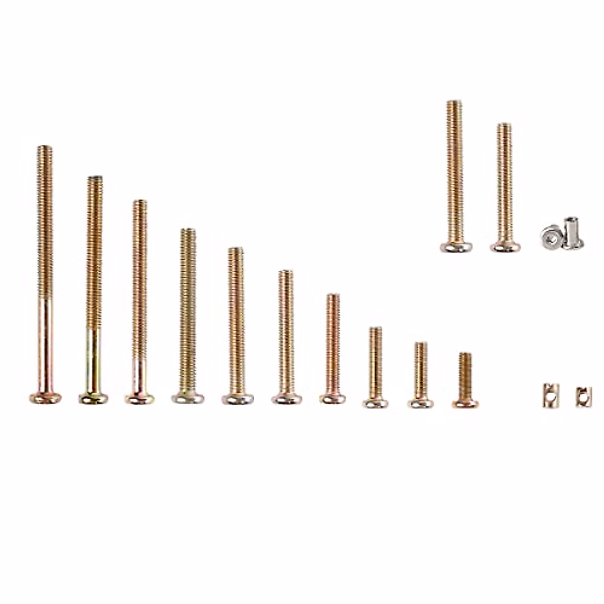 Crib Screws Bolts Replacement Hardware Parts Kit Metric M6 Allen Head Crib Bolts Barrel Nuts Compatible with StorkCraft Cribs Equinox Steveston Beckett Princess Tuscany Alpine Pacific Hillcrest Petal