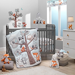 Bedtime Originals Woodland Friends Baby Blanket, Gray
