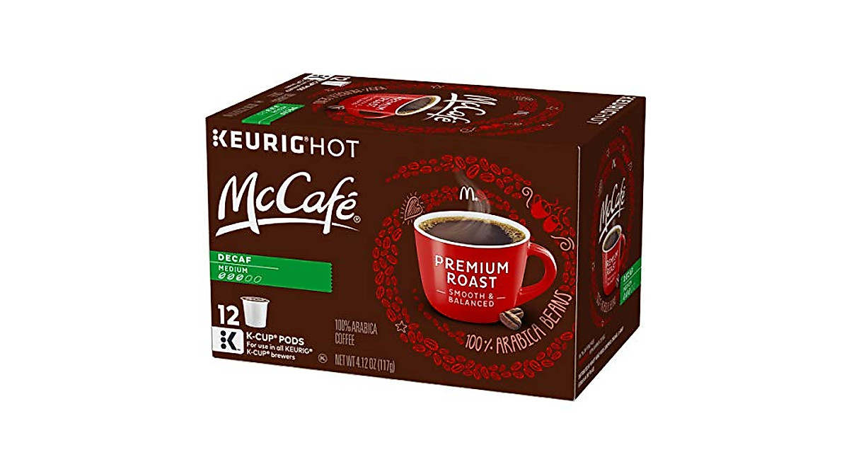 McCafé Decaf Medium Roast K-Cups | Smooth & Caffeine-Free Coffee