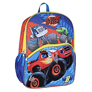Bioworld Blaze and the Monster Machines Backpack 3D Blazing Speed School Travel Backpack