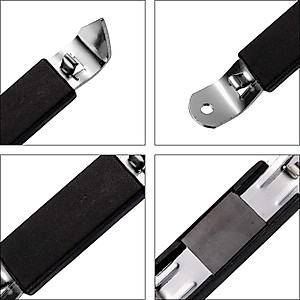 Hedume 16 Pack Magnetic Bottle Openers, Heavy Duty Stainless Steel Bottle Openers, Can Tapper Bottle Opener with Magnet for Home, Camping, Traveling