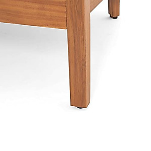 Christopher Knight Home 318048 Brooklyn Club Chair, Teak + Beige