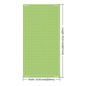 Nicapa Standard Grip Cutting Mat for Cricut Maker 3/Maker/Explore 3/Air 2/Air/One (12x24 inch,3pack) Adhesive&Sticky Non-Slip Flexible Square Gridded Cut Mats Replacement Accessories Mats Vinyl Craft