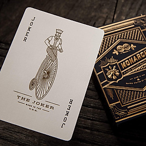 Monarch Playing Cards by theory11 , Blue, 3.5 x 2.5-Inch