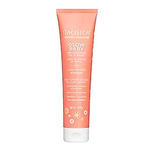 Pacifica Beauty Glow Baby Brightening Daily Face Cleanser | Exfoliate and Cleanse | Vitamin C, AHA, Vanilla | For All Skin Types | Sulfate and Paraben Free | Vegan and Cruelty Free | Clean Skin Care