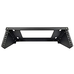KENUCO 19 Inch Steel Vertical Rack and Wall Mountable Server Rack Mount (Black-3U)