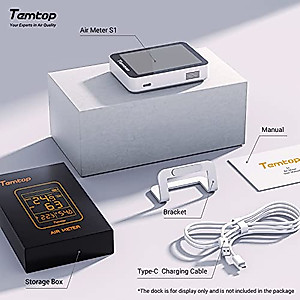 Temtop Indoor Thermometer Air Quality Monitor (1 PC)