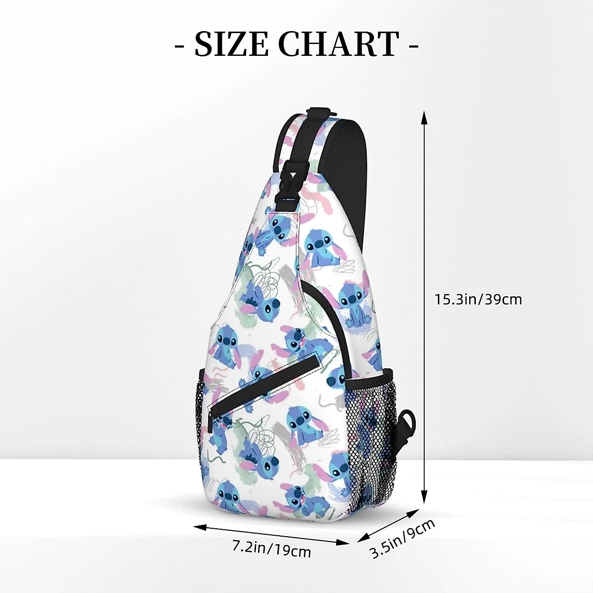 VAMIUR Cartoon Crossbody Bag, Cute Sling Bag Gym Bag, Single Shoulder Bag Large Capacity Travel Backpack Gym, Fun Daypack For Women Men