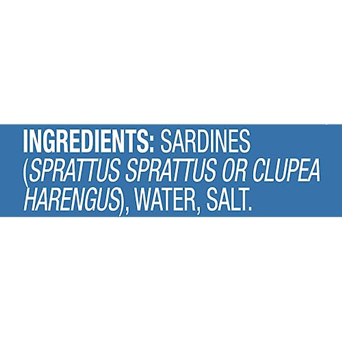 Chicken of the Sea Sardines in Water, Wild Caught, 3.75 oz. Can (Pack of 18)