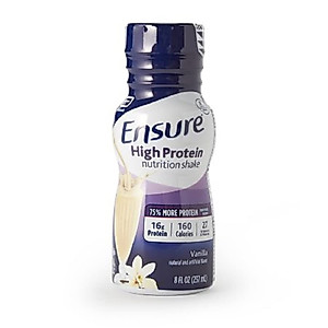 Ensure High Protein Nutrition Shake, Vanilla, 8oz, 24 count by Ensure