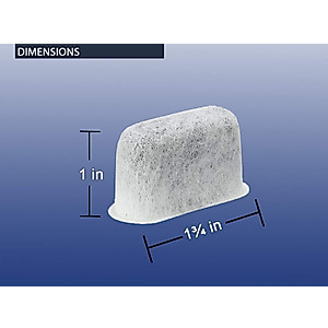 GOLDTONE 12 Pack Water Filters For CUISINART Coffee Maker Activated Charcoal Filter Water Replacement Charcoal Water Filters For CUISINART Coffee Machines Cartridges Replace CUISINART DCC-RWF