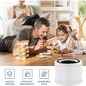 14 True HEPA Filter Replacement for Puro 240 Air Purifier, HP-14 240 Replacement Filter for 240 Air Purifier, 3-in-1 Activated Carbon Air Purifier Filter, 2 Pack