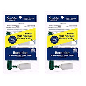 .45cal Gun Cleaning Bore-tips® by Swab-its®: Barrel Cleaning Swabs