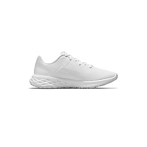 Nike Revolution 6 NN Mens Running Shoes, White/White-White, 7.5 M US