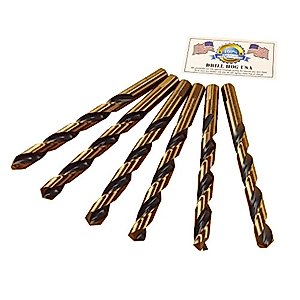 Drill Hog USA 1/2" Drill Bit HI-Molybdenum M7 6 Pack