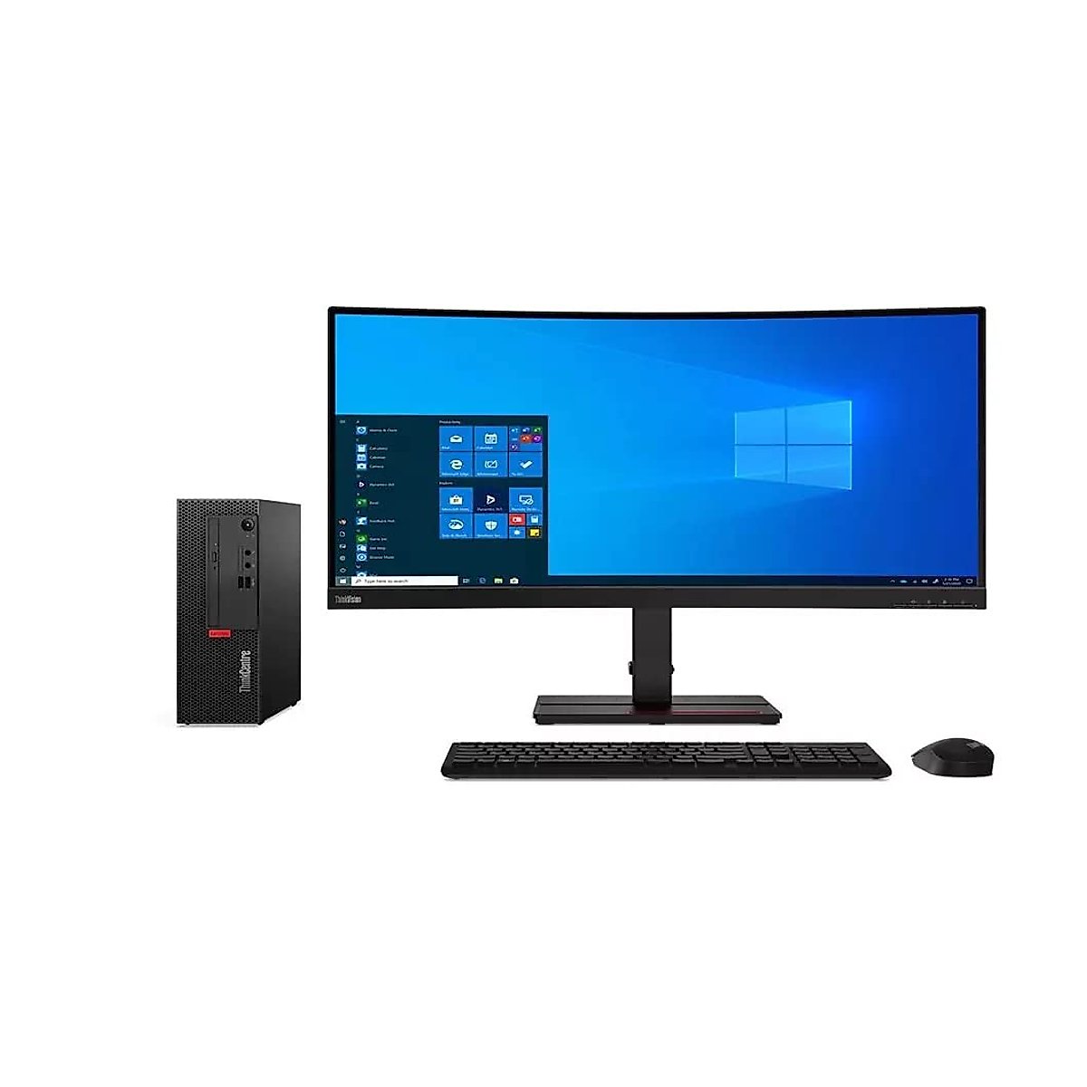 Lenovo Newest ThinkCentre M70c Business Desktop, Intel 8-Core i7-10700F, 32GB RAM 1TB SSD 1TB HDD, AMD Radeon 520 Graphics GDDR5, HDMI, DVD, Serial Port, Windows 10 Pro (11GJS00B00)